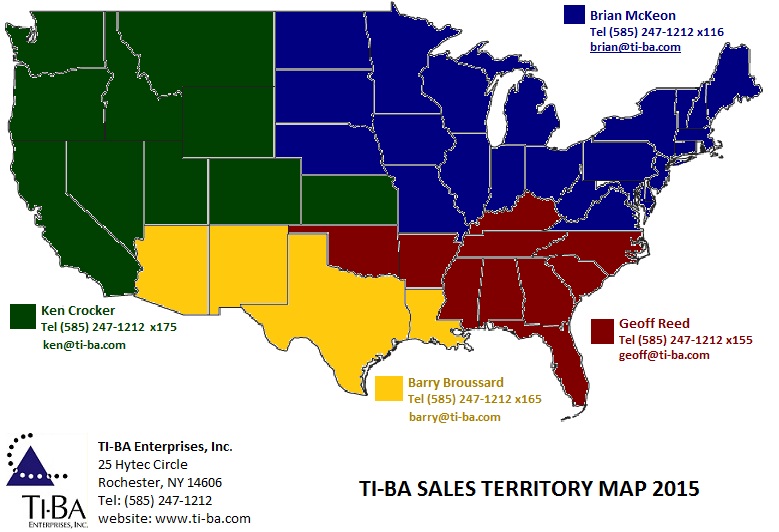 sales map | TI-BA Enterprises