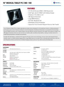 MD-160 Datasheet-2024-10-31 | TI-BA Enterprises
